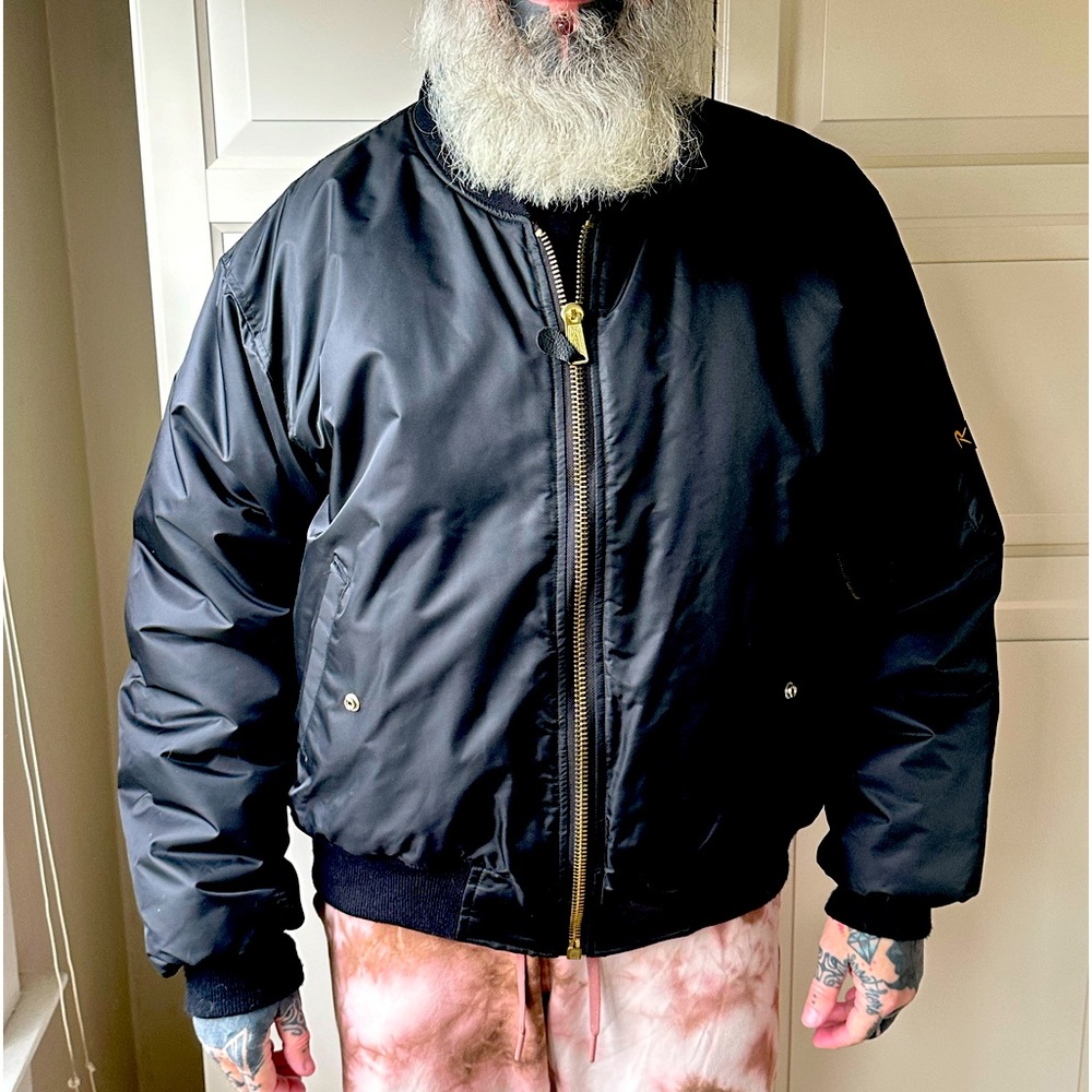 Men’s Black Bomber Jacket - Gem